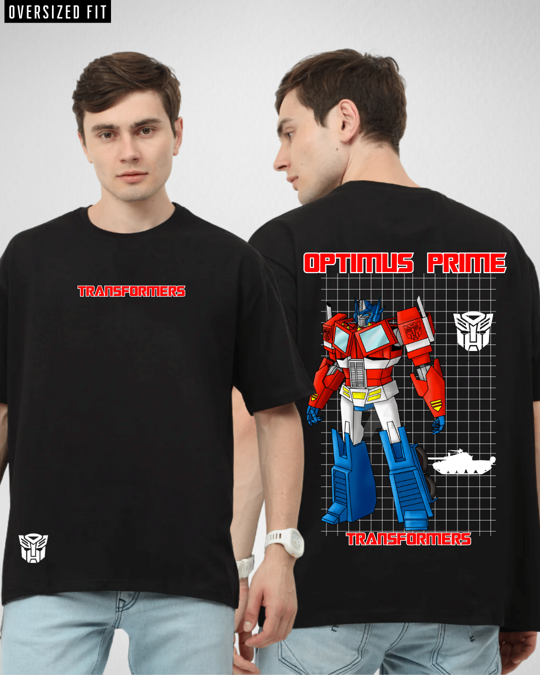 Transformers Prime Black Oversized Tshirt – TBS-THEBARGAINSTREET